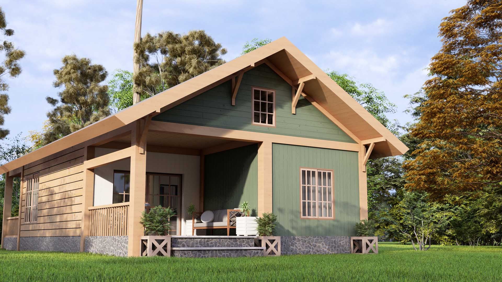 House Floorplan | 8x12 Meters House Plan | 2 Bedroom Small House Plan ...