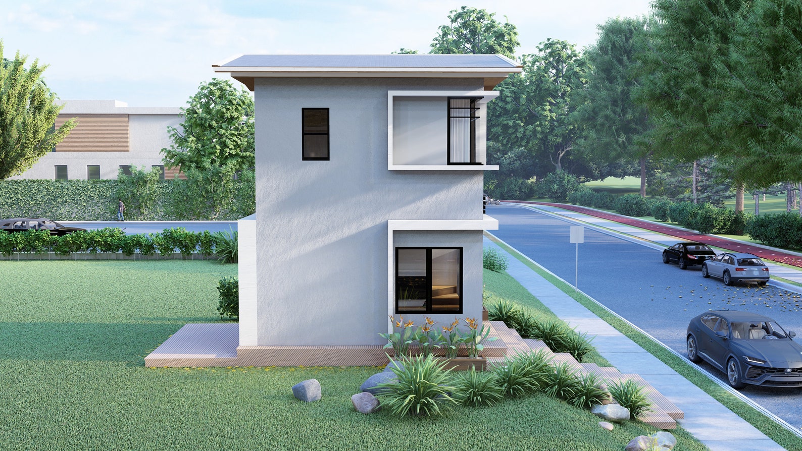 Tiny House Floorplan | 4x5 Meters House Plan | 1 Bedroom Small House ...