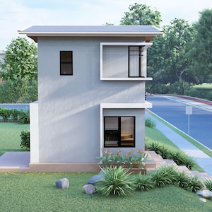 Tiny House Floorplan | 4x5 Meters House Plan | 1 Bedroom Small House ...