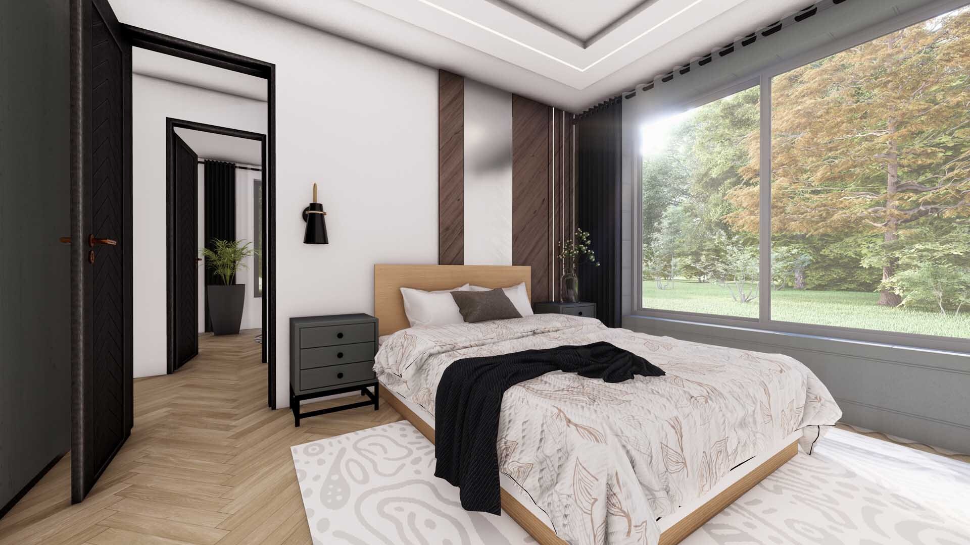 Tiny House Floorplan 7x9 Meters House Plan 2 Bedroom Small House Plan 1 ...