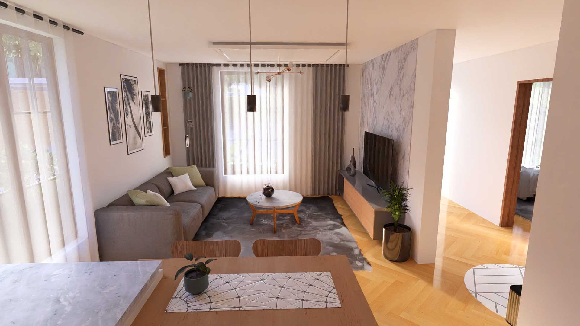 Tiny House Floorplan 7x9 Meters House Plan 2 Bedroom Small House Plan 1 ...