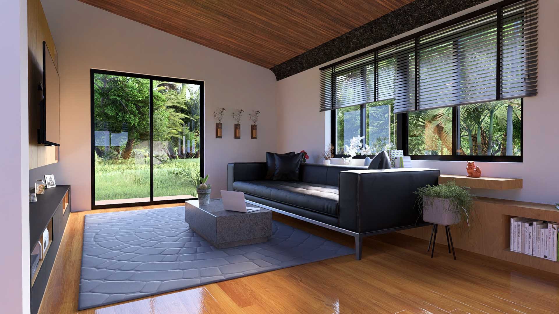 Tiny House Floorplan | 7x9 Meters House Plan | 2 Bedroom Small House ...