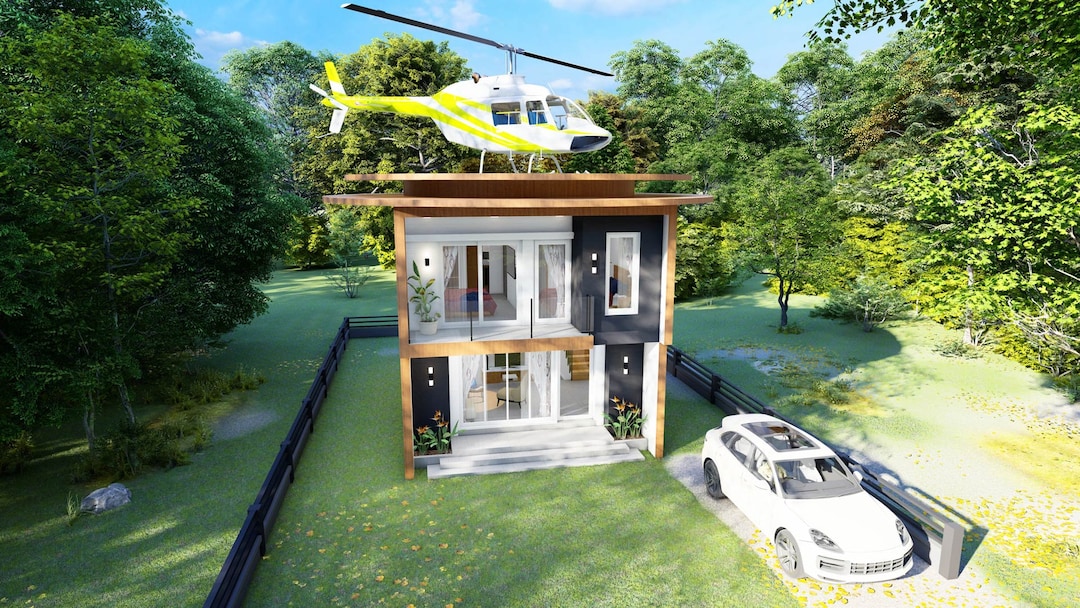 House Floorplan | 6x8 Meters House Plan | 2 Bedroom Small House Plan ...