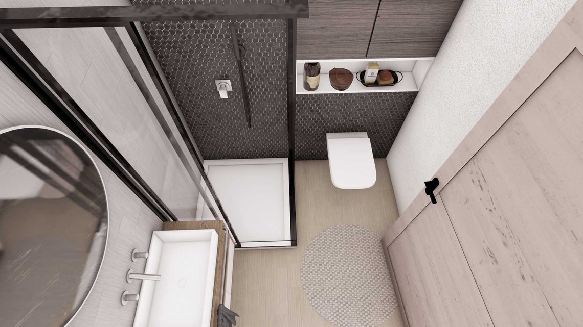 Tiny House Floorplan | 4x8 Meters House Plan | 1 Bedroom Small House ...