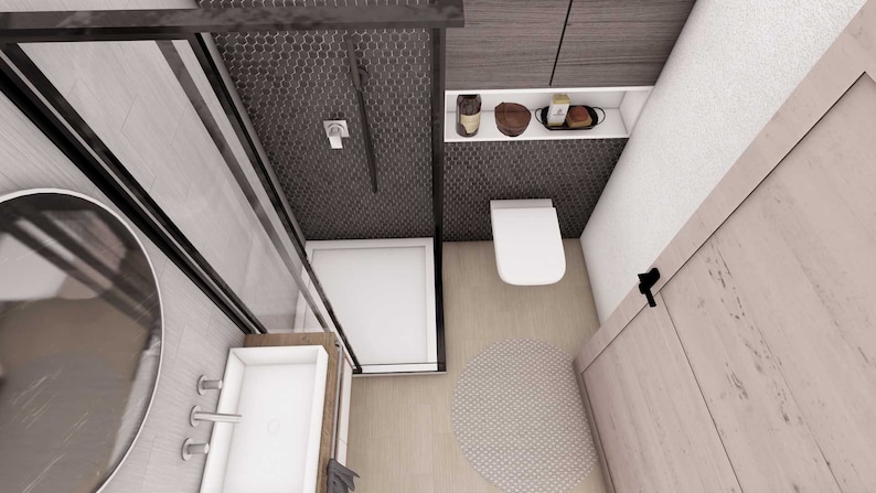 Tiny House Floorplan | 4x8 Meters House Plan | 1 Bedroom Small House ...