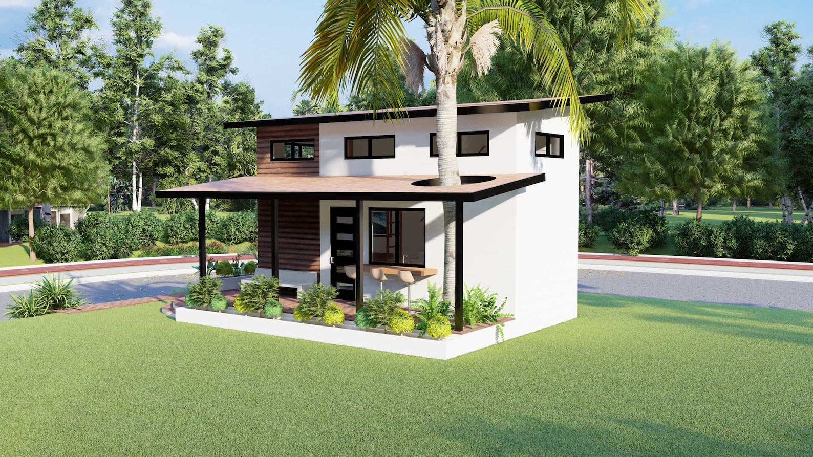 Tiny House Floorplan 3x7 Meters House Plan 2 Bedroom Small House Plan 2 ...