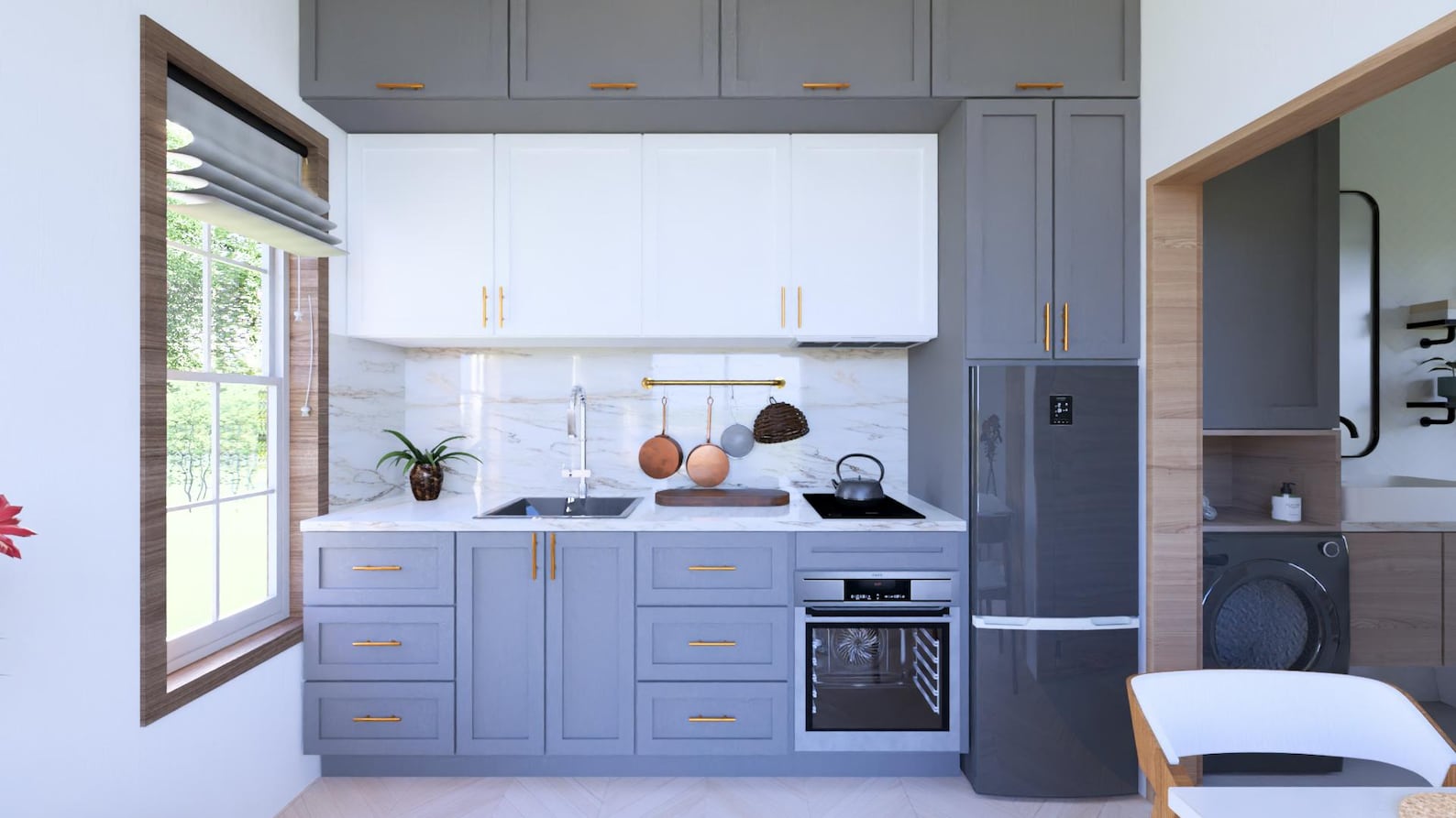 14x20 Tiny House Floorplan | 4x6 Meters Cabin House Plan | 1 Bedroom ...