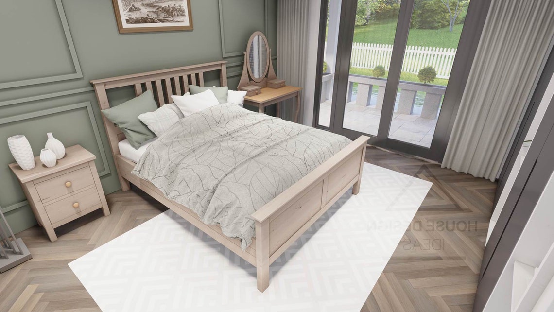 House Floorplan 8x12 Meters House Plan 3 Bedroom Small House Plan 1 ...