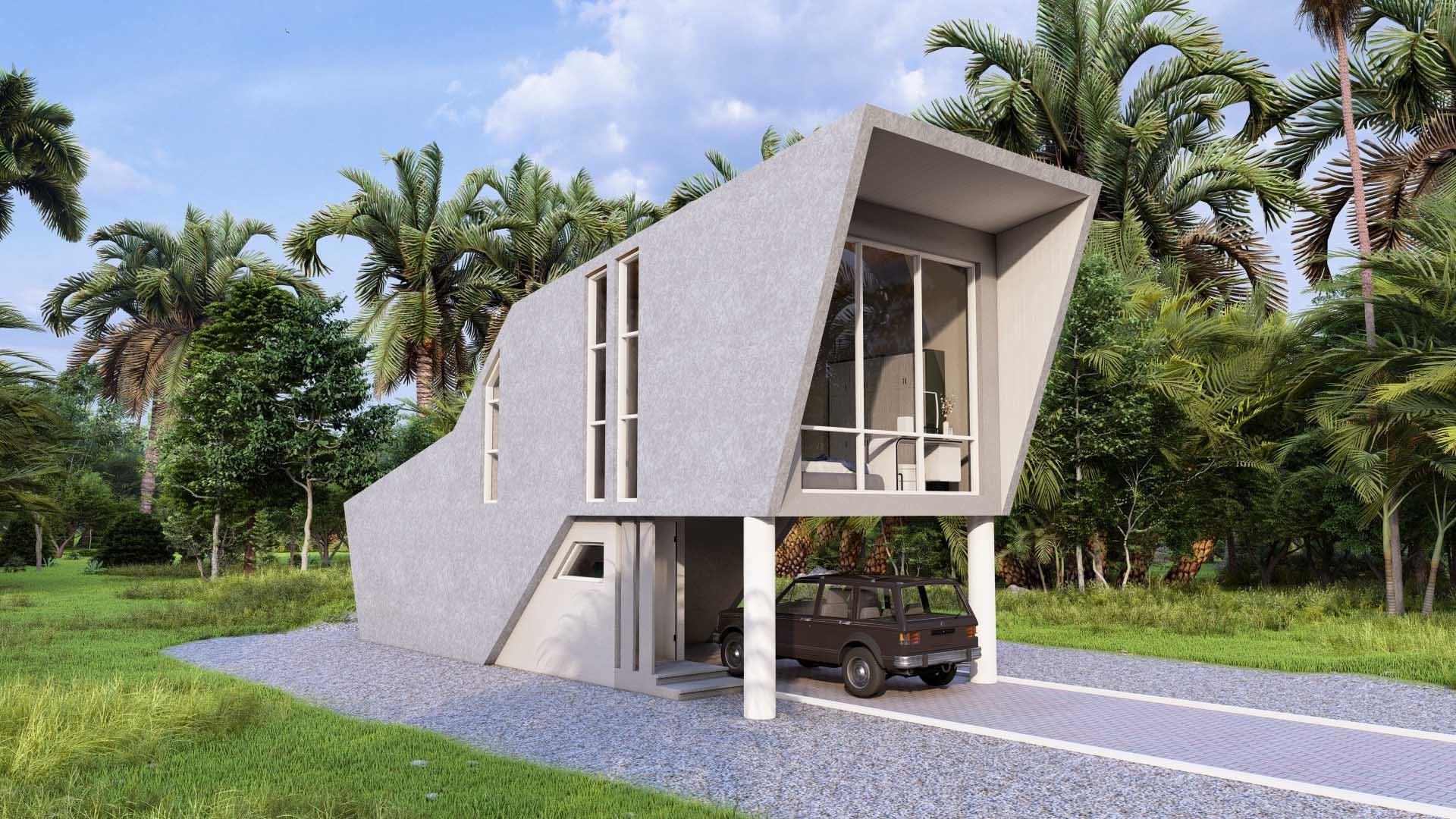 House Floorplan | 5x12 Meters House Plan | 1 Bedroom Small House Plan ...
