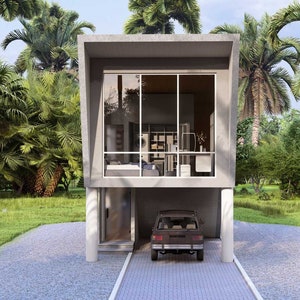 House Floorplan | 5x12 Meters House Plan | 1 Bedroom Small House Plan ...