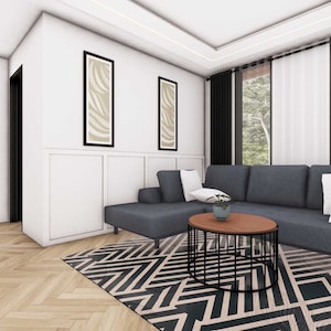 Tiny House Floorplan | 7x9 Meters House Plan | 2 Bedroom Small House ...