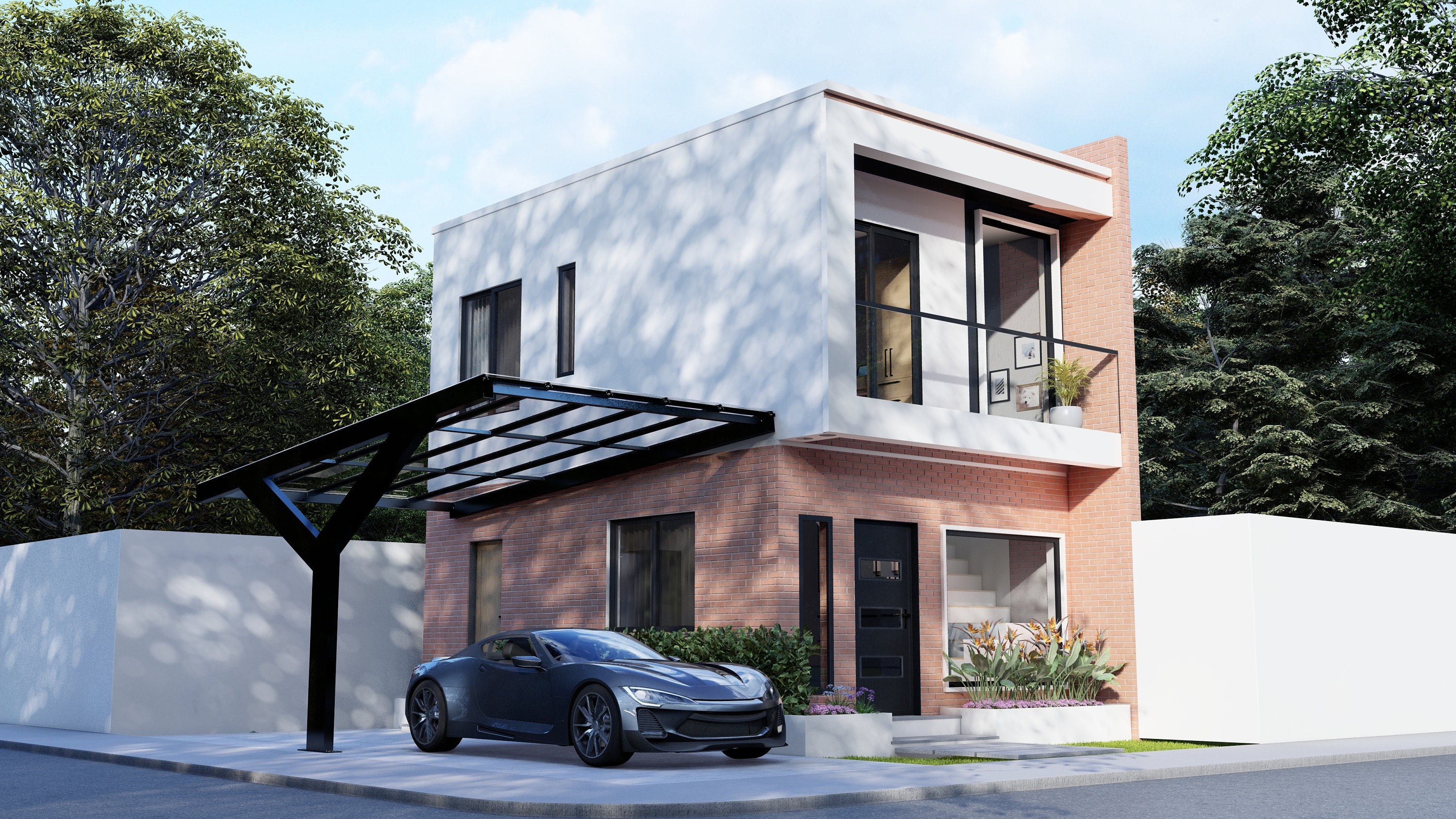 Tiny House Floorplan | 5x7 Meters House Plan | 2 Bedroom Small House ...