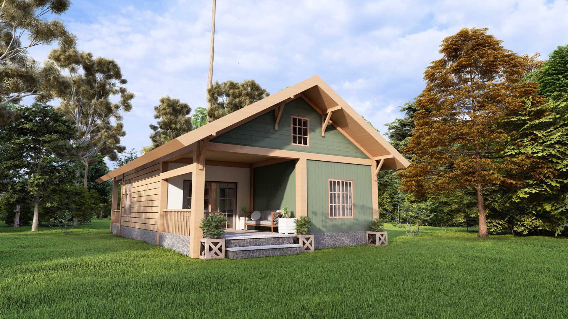 House Floorplan | 8x12 Meters House Plan | 2 Bedroom Small House Plan ...