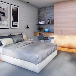 Modern House Floorplan | 9x16 Meters House Plan | 4 Bedroom House Plan ...