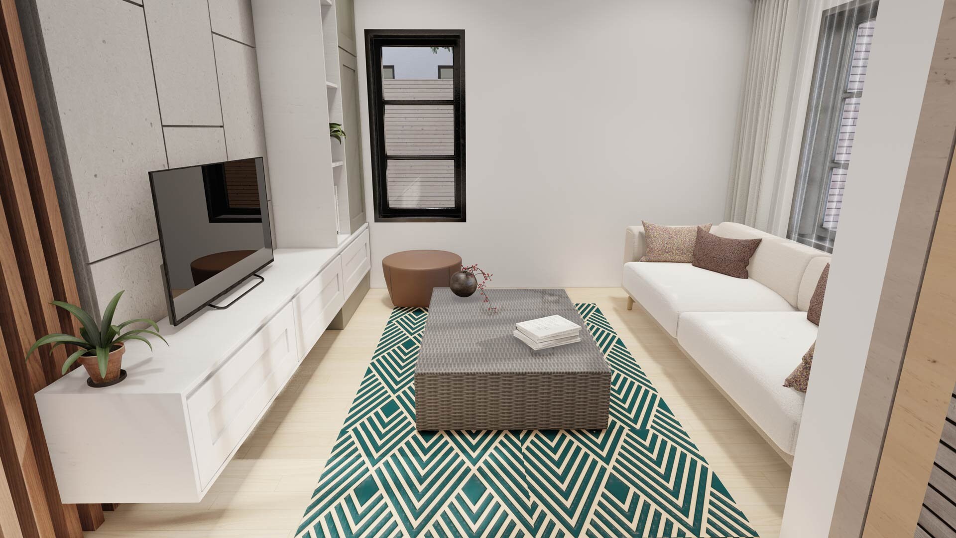 House Floorplan | 8x9 Meters House Plan | 2 Bedroom Small House Plan ...