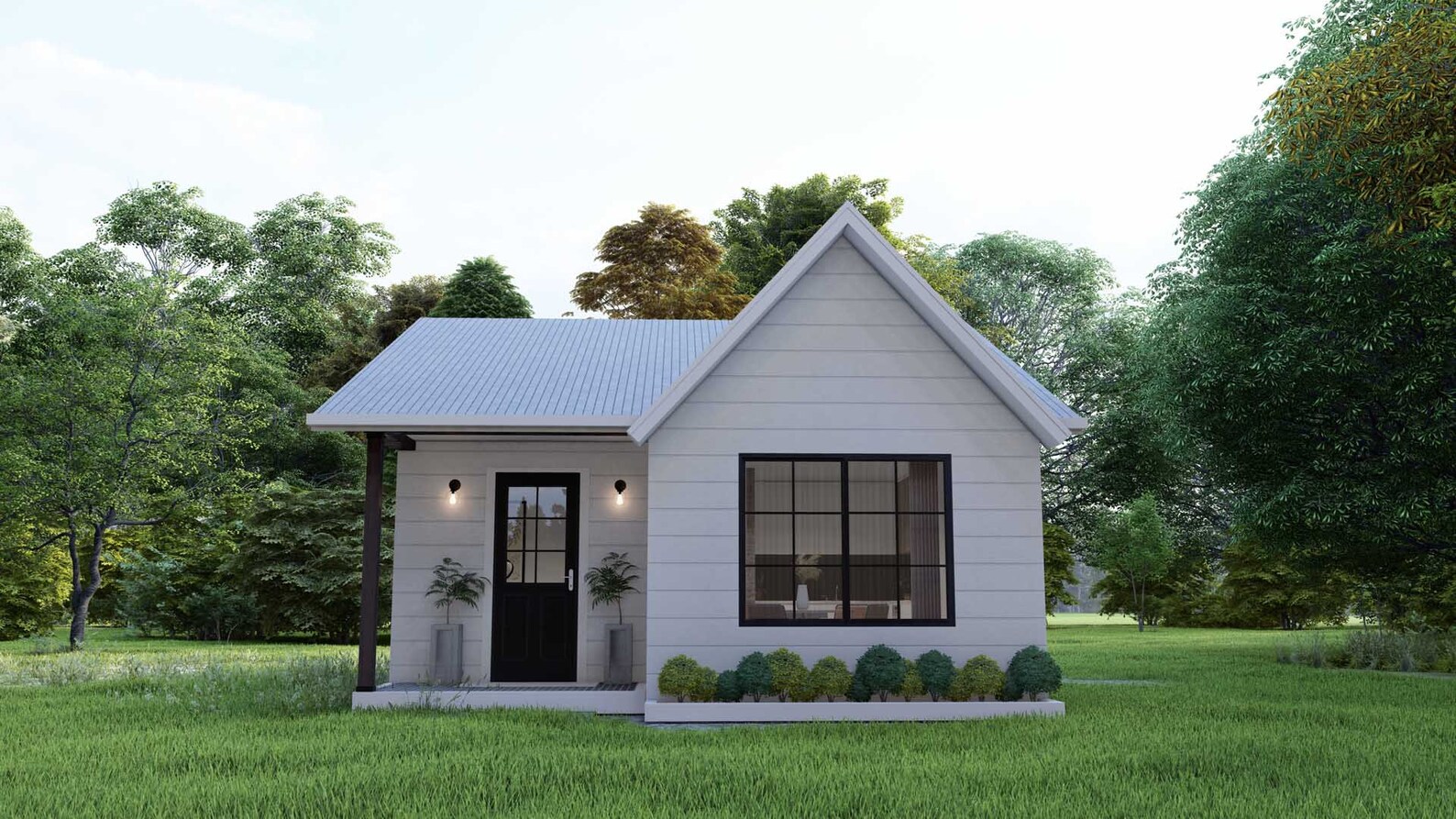 Tiny House Floorplan | 7x9 Meters House Plan | 2 Bedroom Small House ...