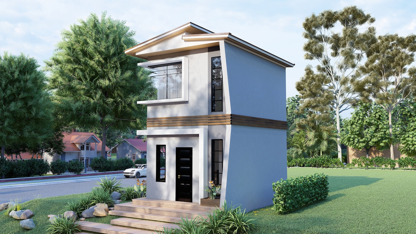 Tiny House Floorplan | 4x5 Meters House Plan | 1 Bedroom Small House ...