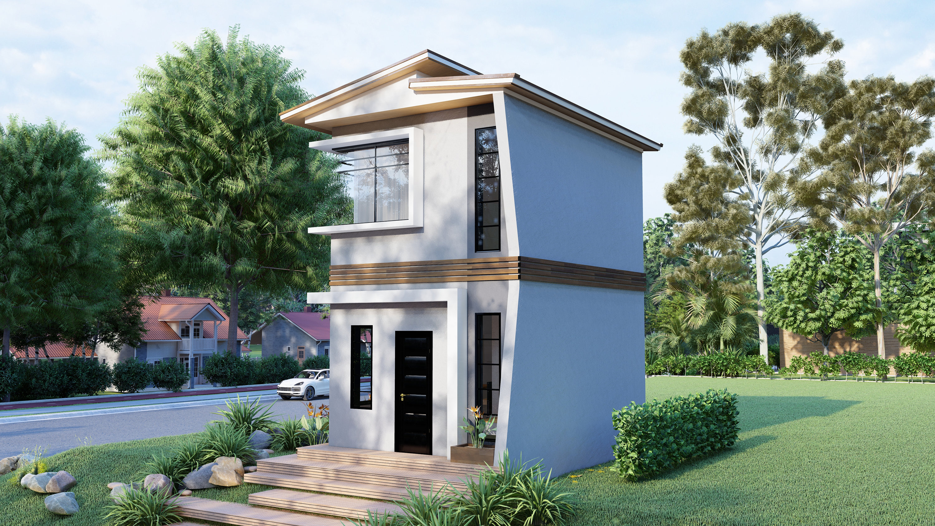 Tiny House Floorplan | 4x5 Meters House Plan | 1 Bedroom Small House ...