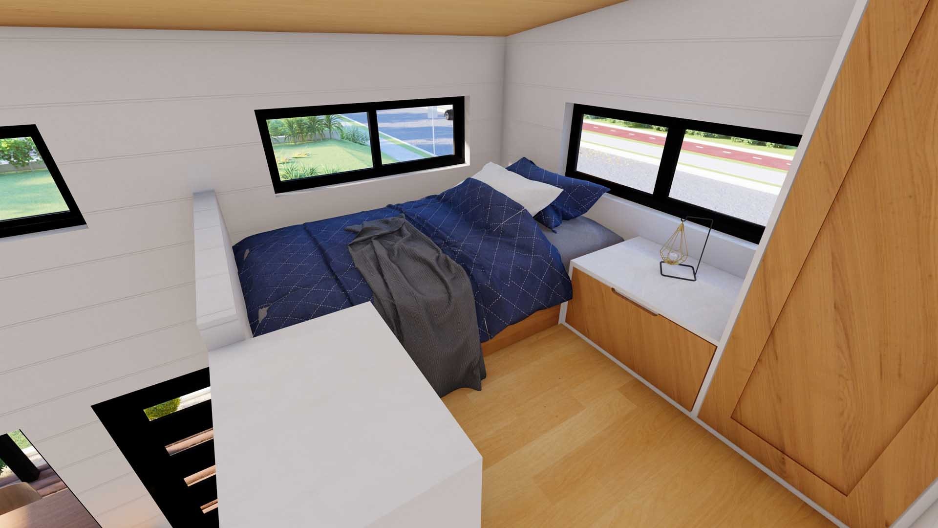 Tiny House Floorplan 3x7 Meters House Plan 2 Bedroom Small House Plan 2 ...