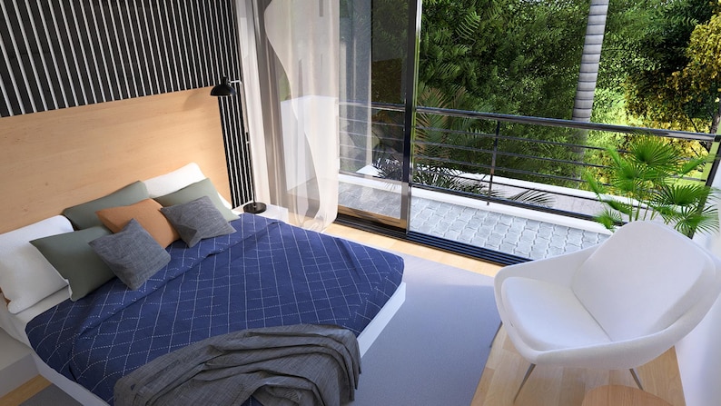 House Floorplan | 7x8 Meters House Plan | 3 Bedroom House Plan | 2 ...