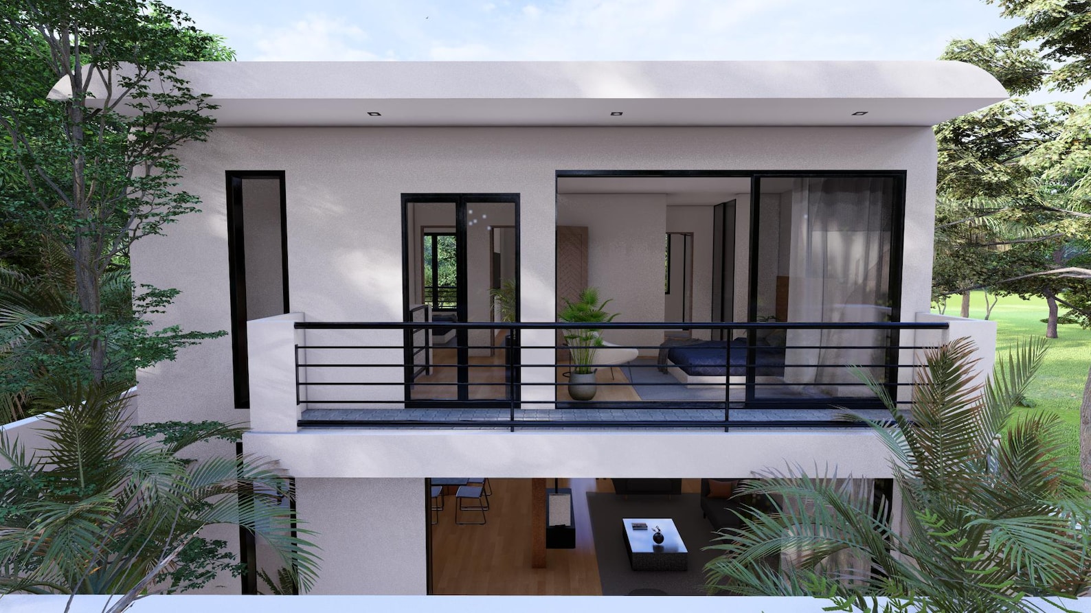 House Floorplan | 7x8 Meters House Plan | 3 Bedroom House Plan | 2 ...