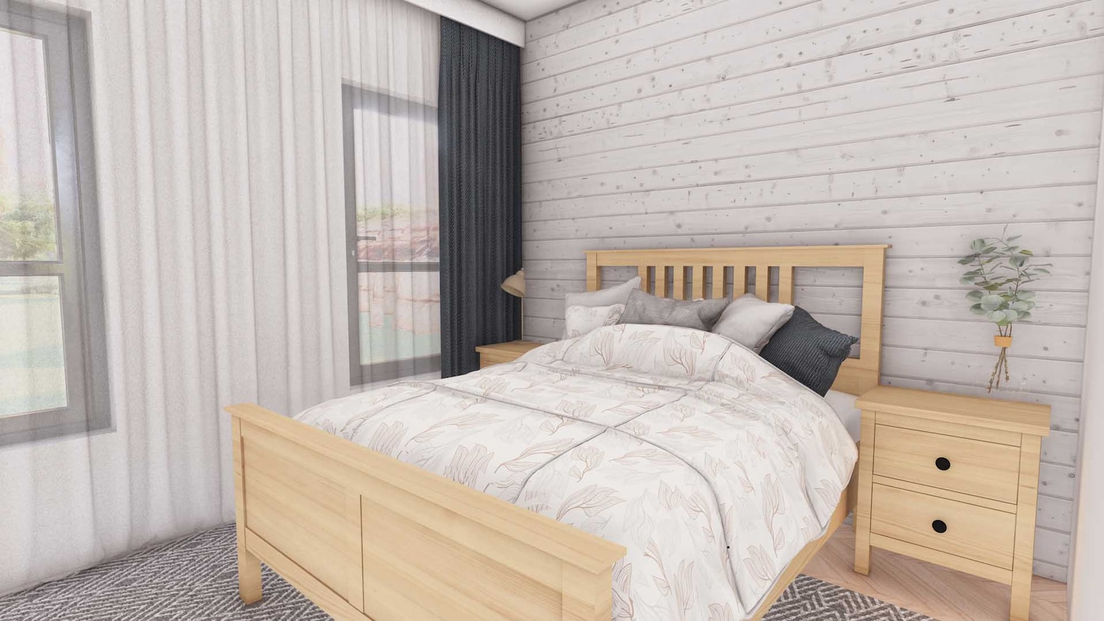 Tiny House Floorplan | 4x8 Meters House Plan | 1 Bedroom Small House ...