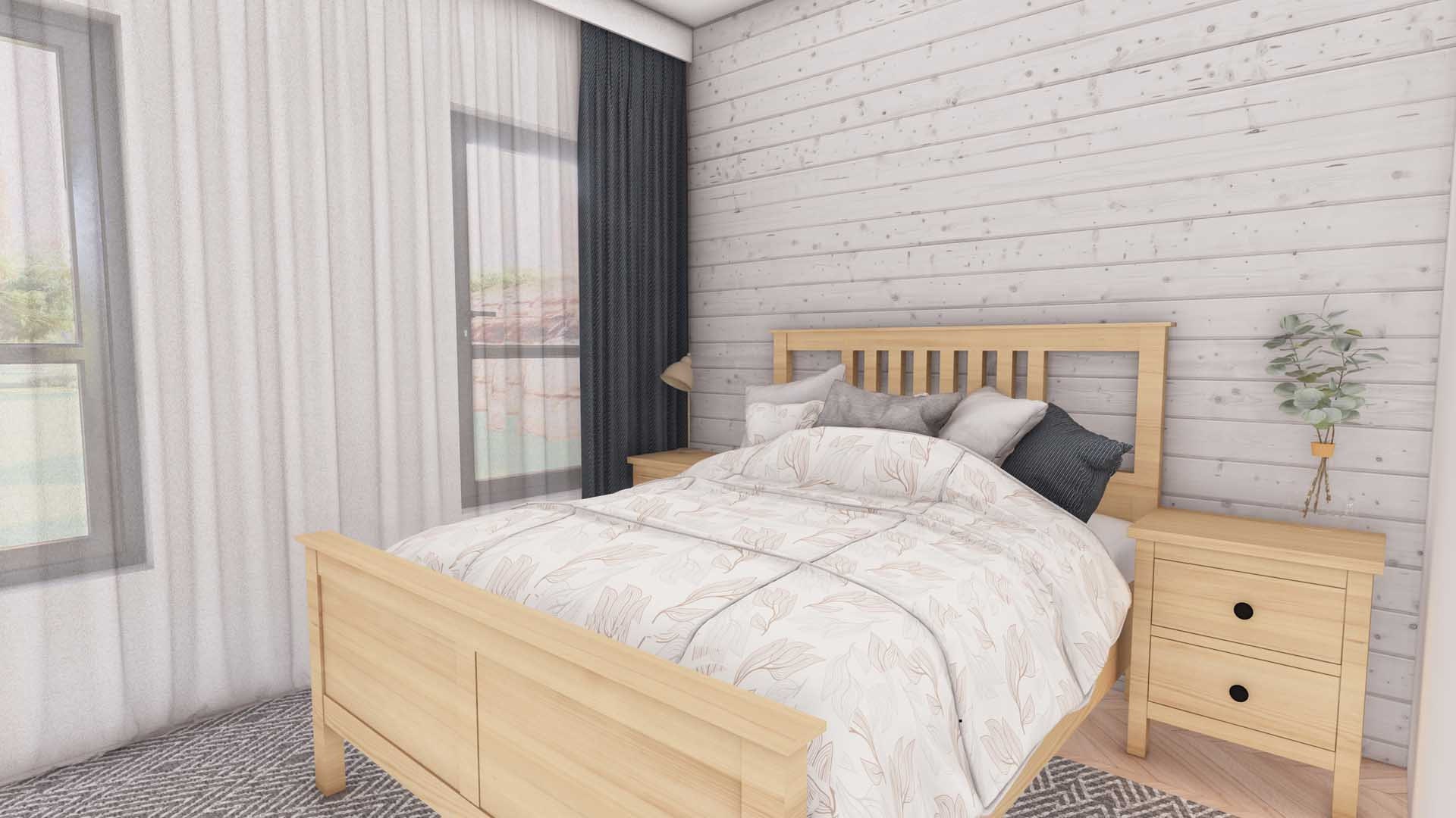 Tiny House Floorplan | 4x8 Meters House Plan | 1 Bedroom Small House ...