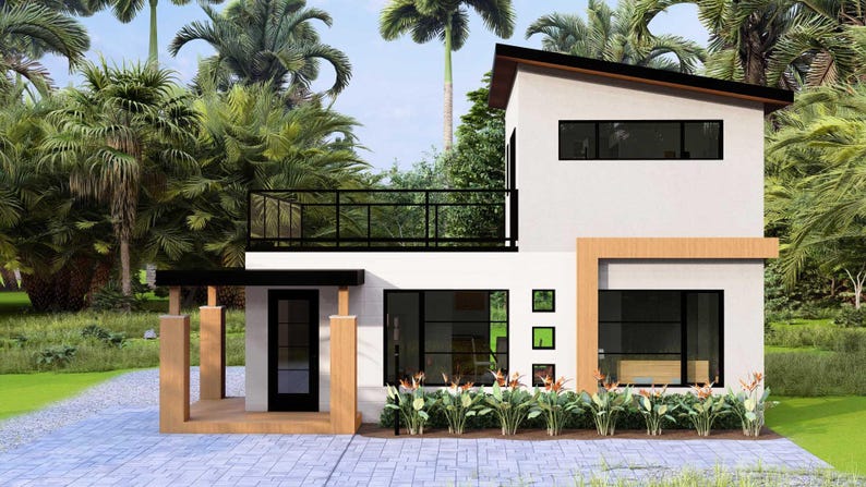 House Floorplan | 6x9 Meters House Plan | 2 Bedroom Small House Plan ...