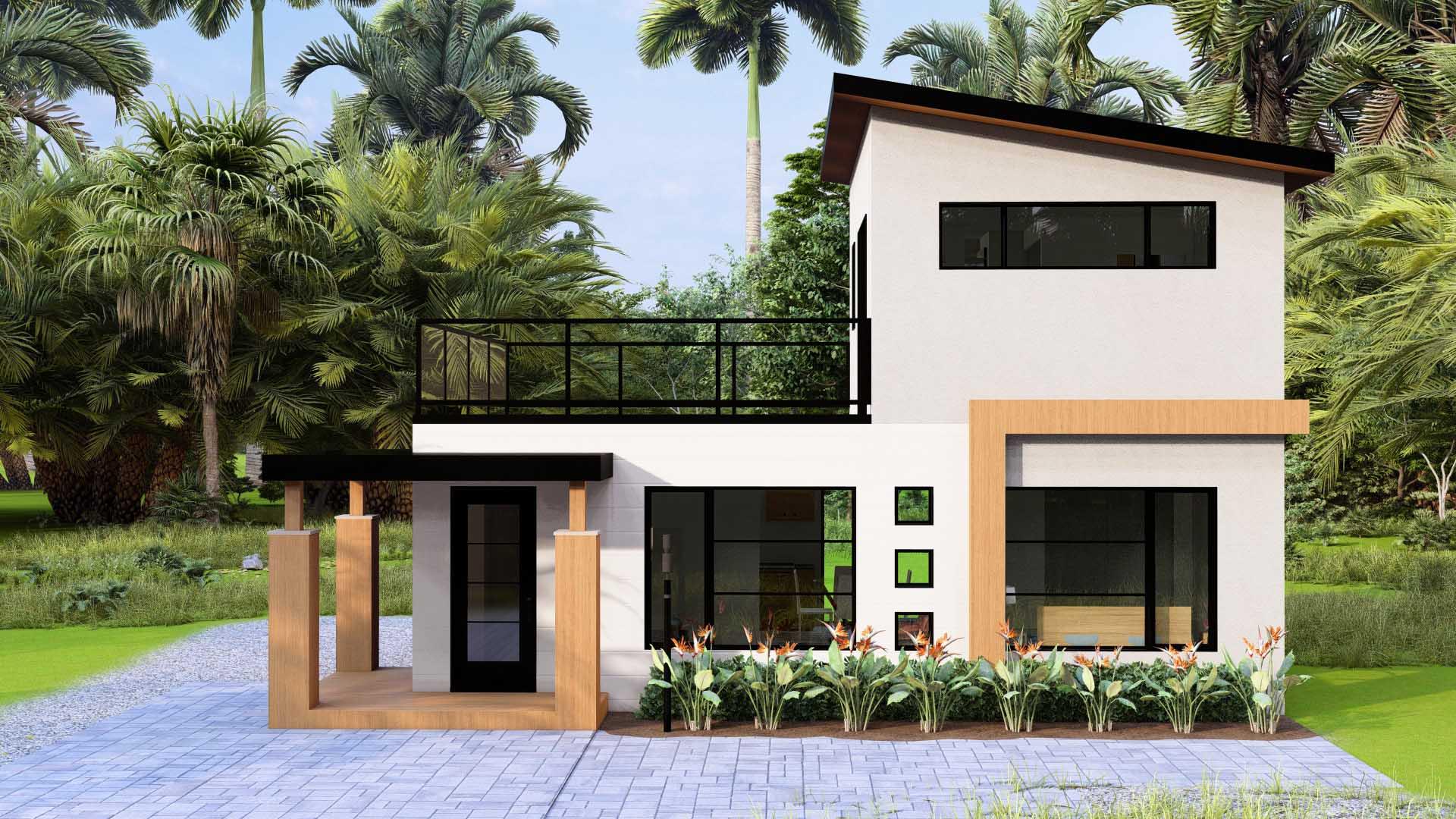House Floorplan | 6x9 Meters House Plan | 2 Bedroom Small House Plan ...
