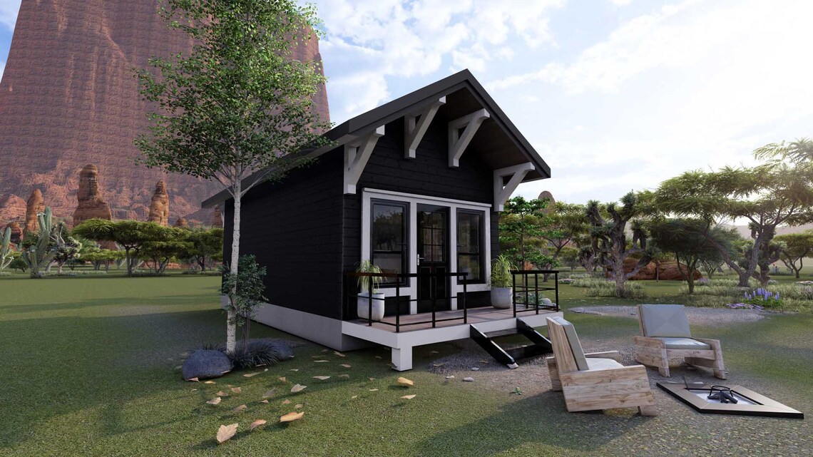 Tiny House Floorplan | 4x8 Meters House Plan | 1 Bedroom Small House ...