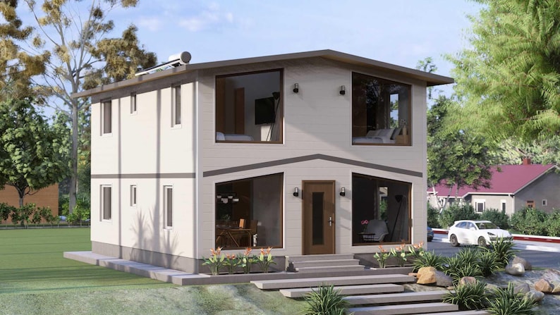 House Floorplan | 7x10 Meters House Plan | 5 Bedroom House Plan | 2 ...