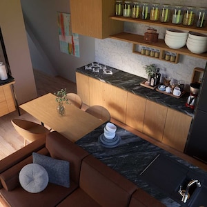 House Floorplan | 5x12 Meters House Plan | 1 Bedroom Small House Plan ...