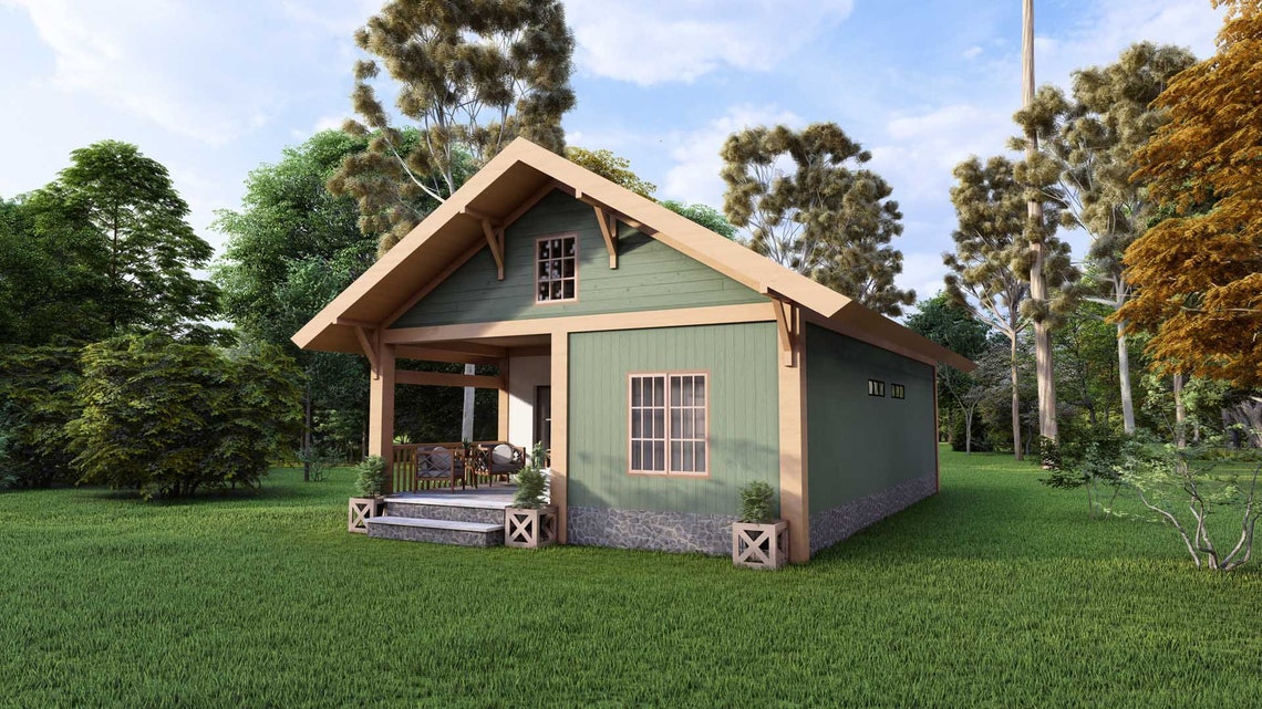 House Floorplan | 8x12 Meters House Plan | 2 Bedroom Small House Plan ...