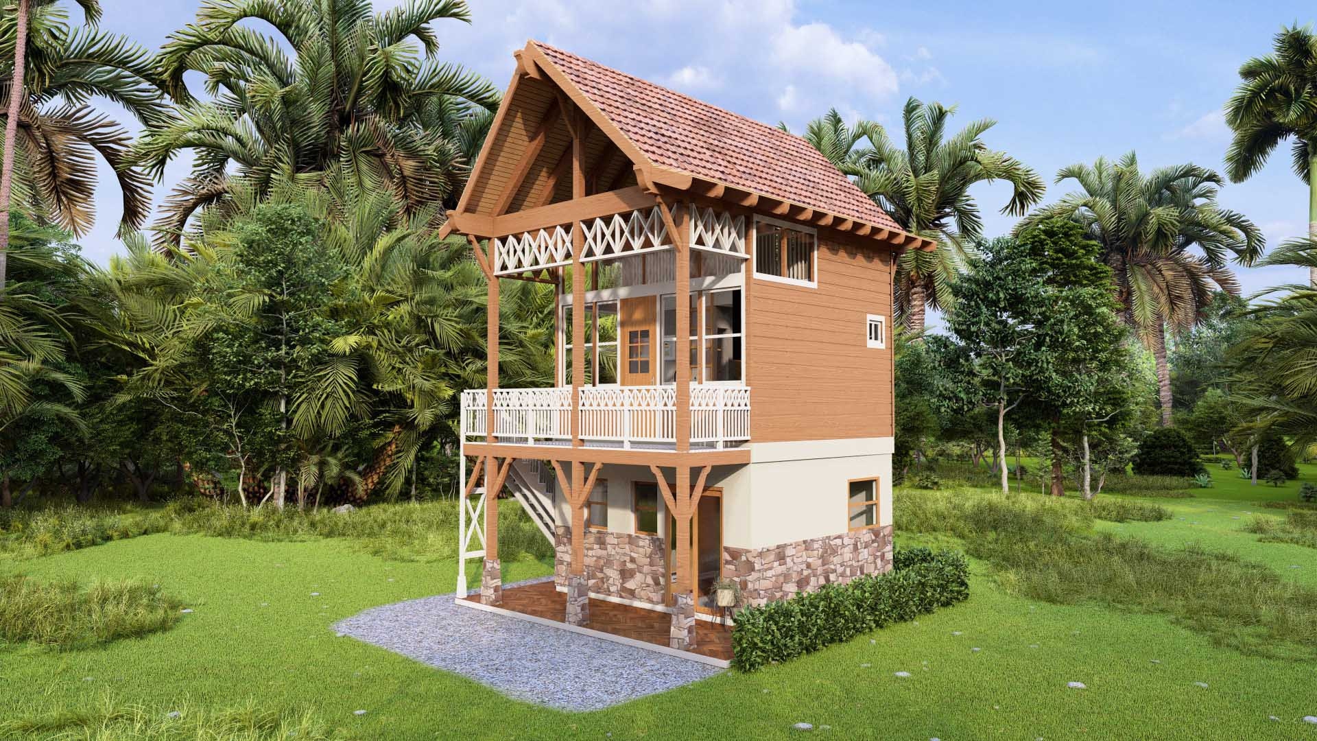 House Floorplan | 6x6 Meters House Plan | 3 Bedroom Small House Plan | 3 Story House - Etsy