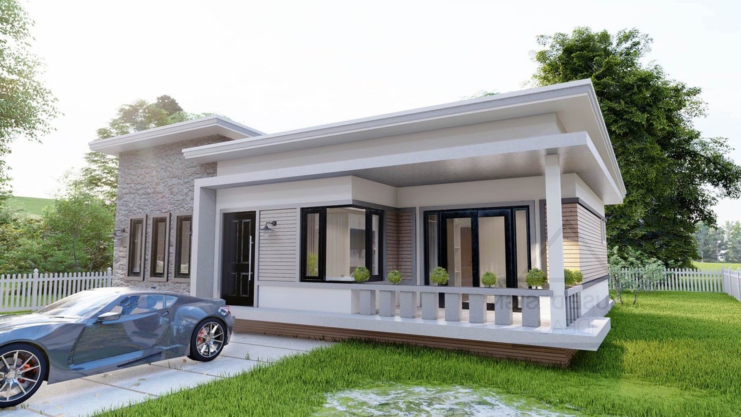 House Floorplan | 8x12 Meters House Plan | 3 Bedroom Small House Plan ...