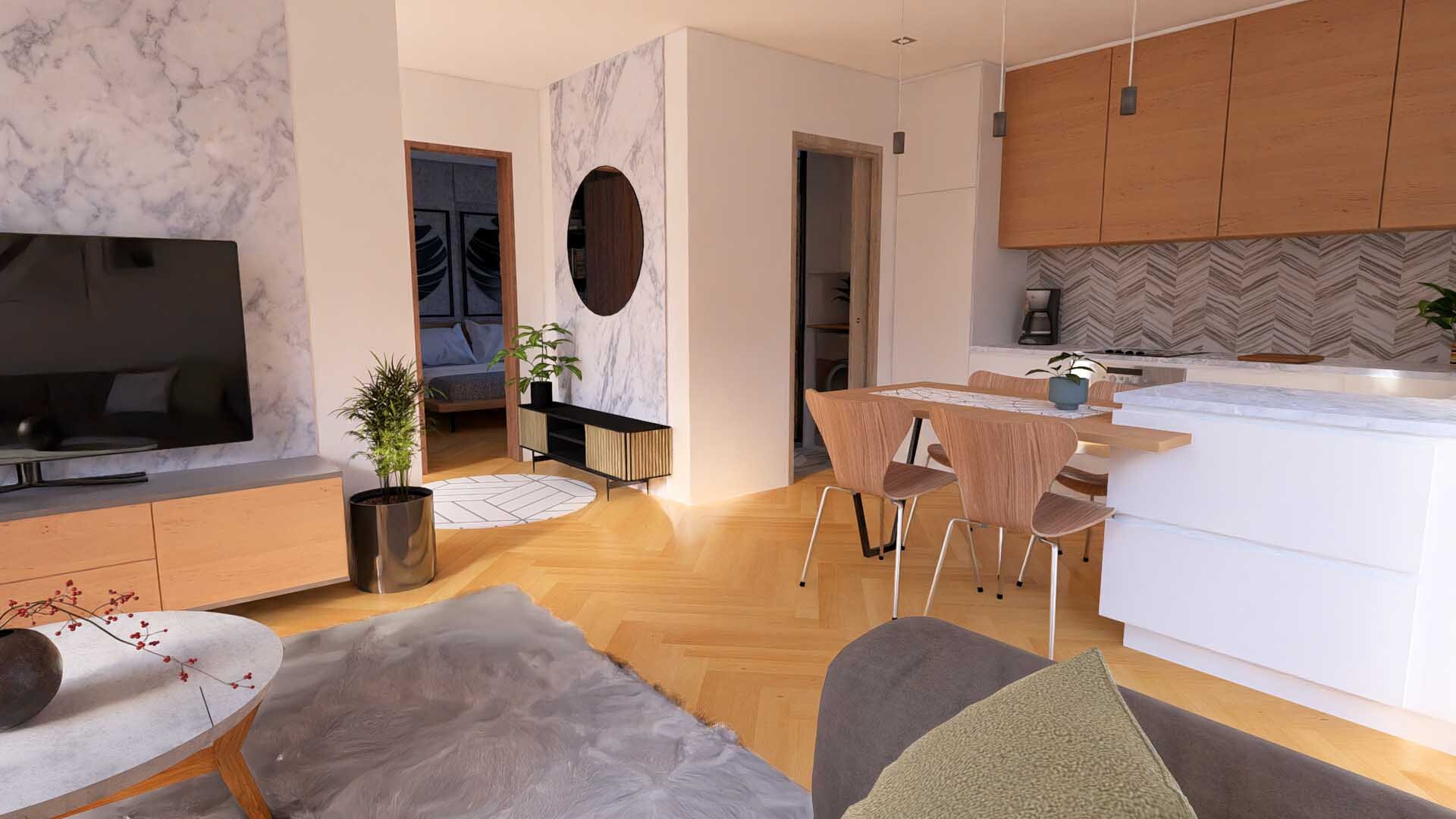 Tiny House Floorplan 7x9 Meters House Plan 2 Bedroom Small House Plan 1 ...