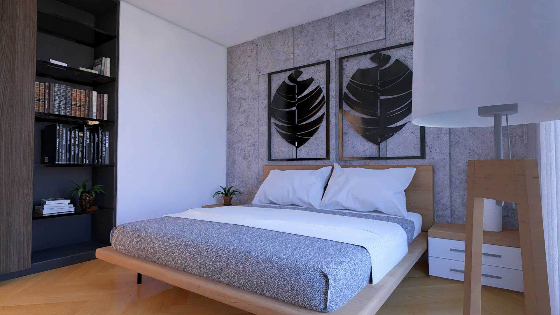 Tiny House Floorplan 7x9 Meters House Plan 2 Bedroom Small House Plan 1 ...