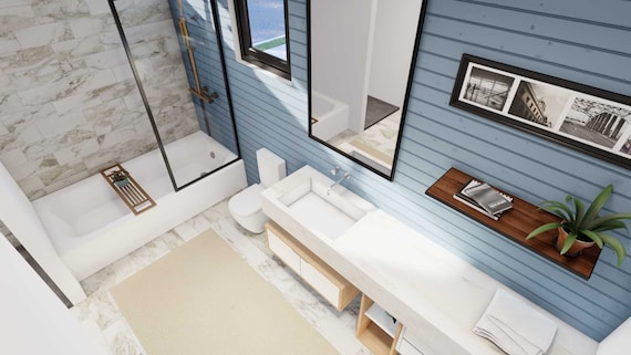 6x8 Tiny House Interior 6x8 Meters House Floorplan And Elevation | 2 2