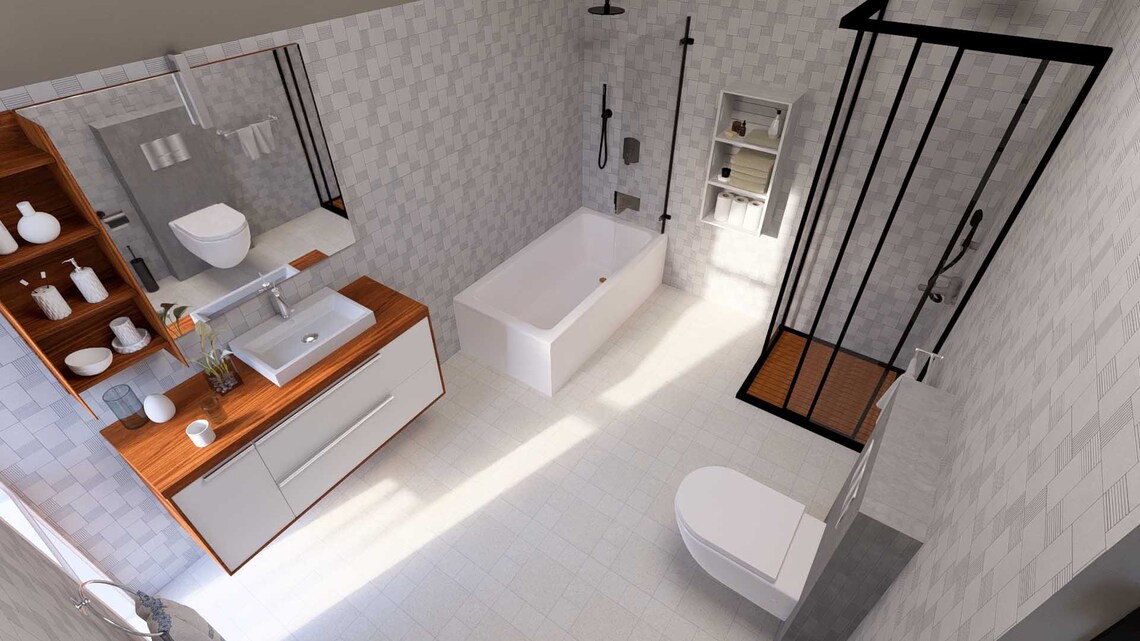 House Floorplan 5x12 Meters House Plan 1 Bedroom Small House Plan 2 ...