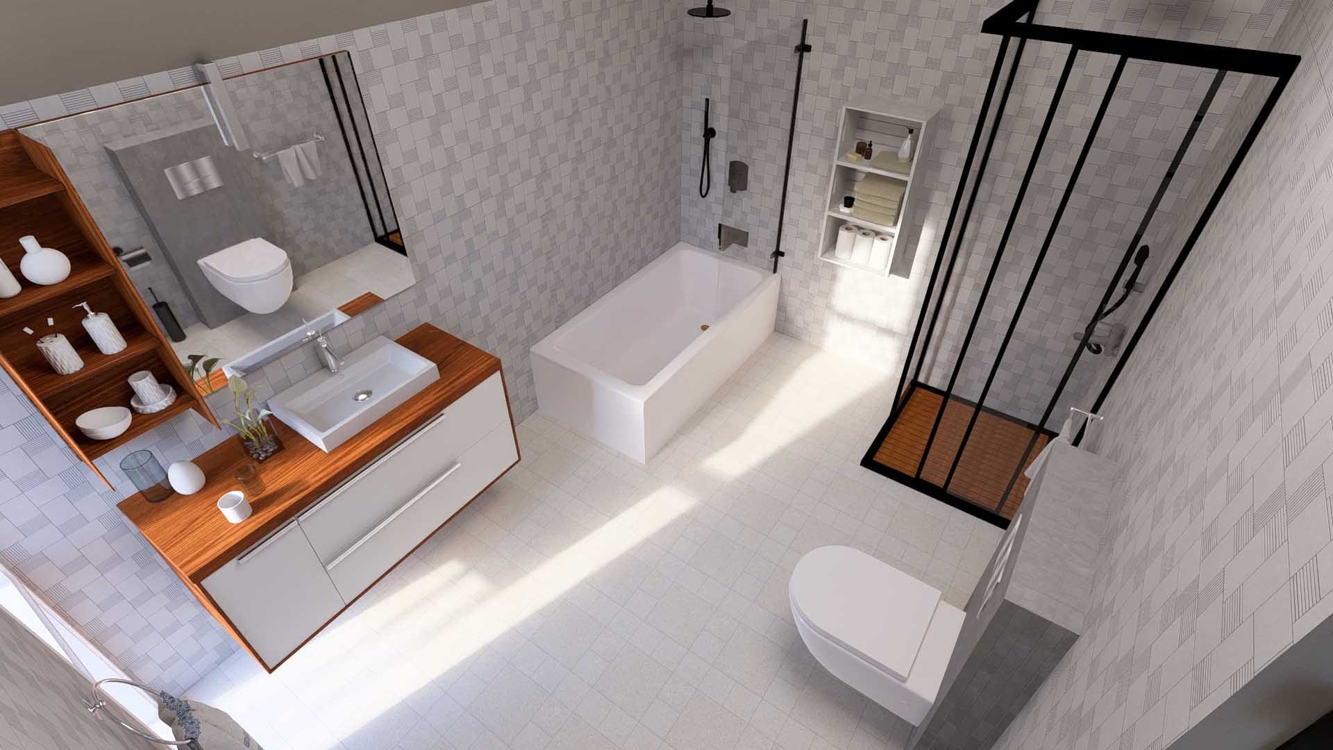 House Floorplan 5x12 Meters House Plan 1 Bedroom Small House Plan 2 ...