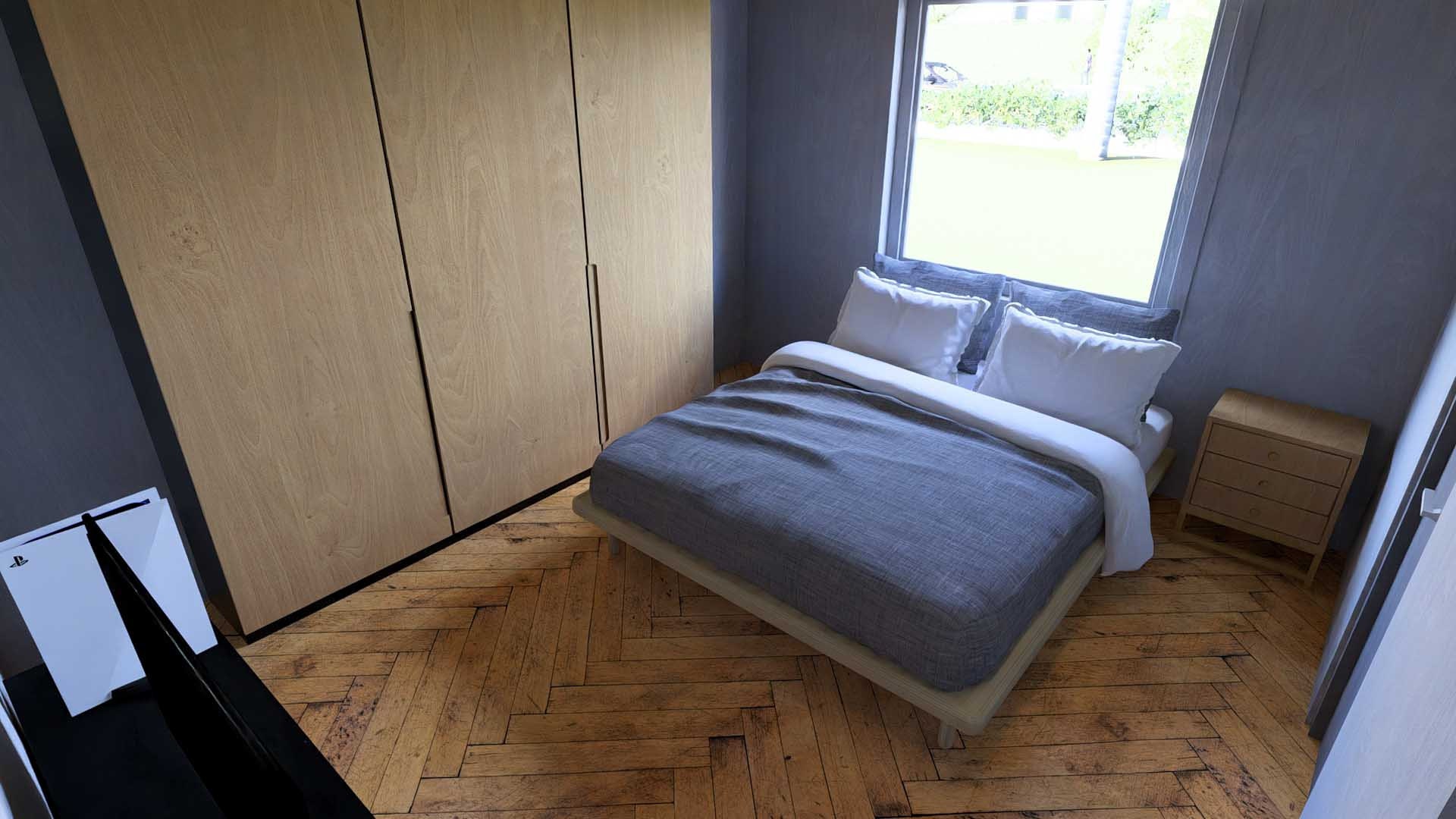 Tiny House Floorplan | 7x10 Meters House Plan | 2 Bedroom Small House ...