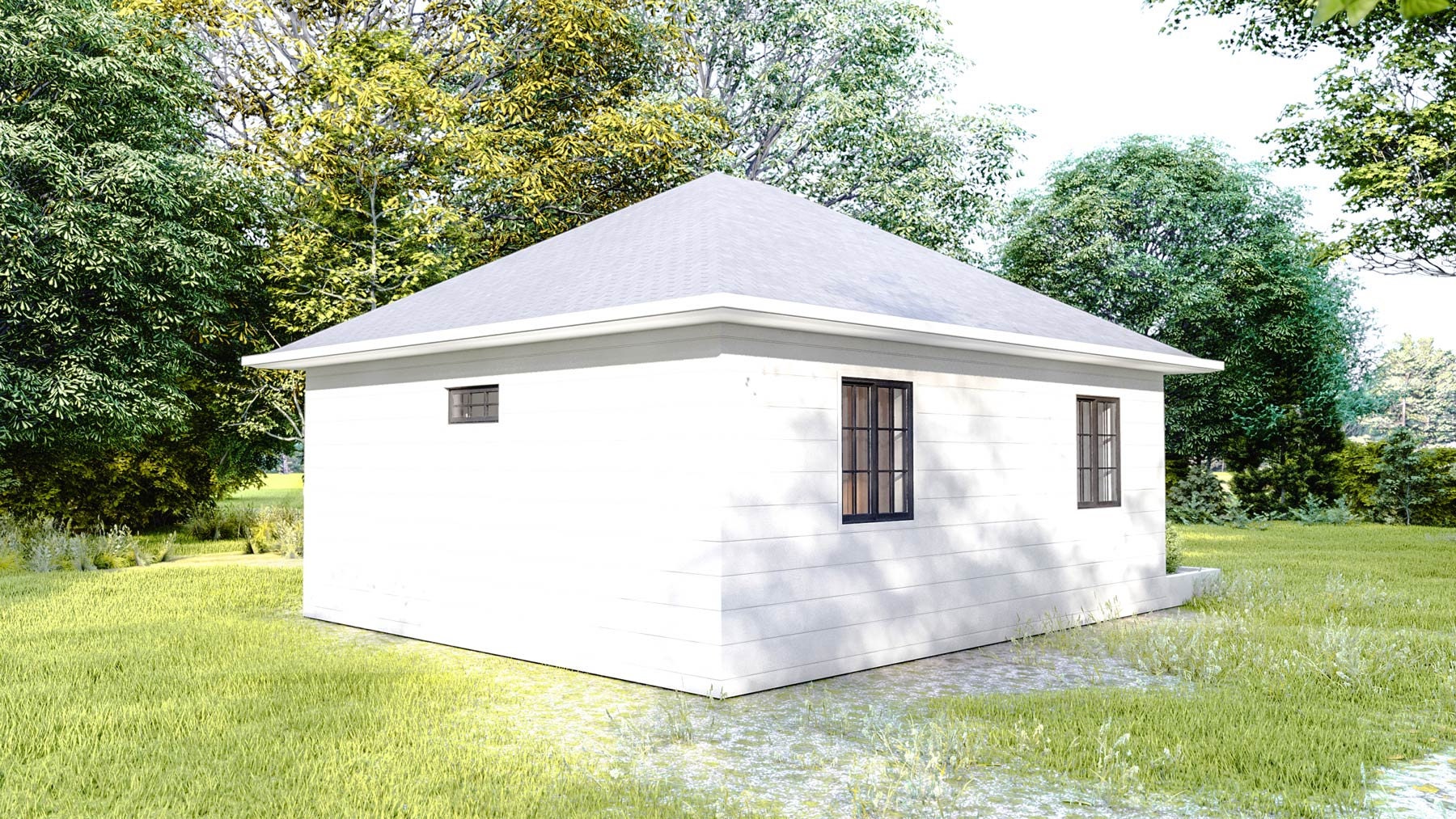 House Floorplan 6x7 Meters House Plan 1 Bedroom Small House Plan 1 ...