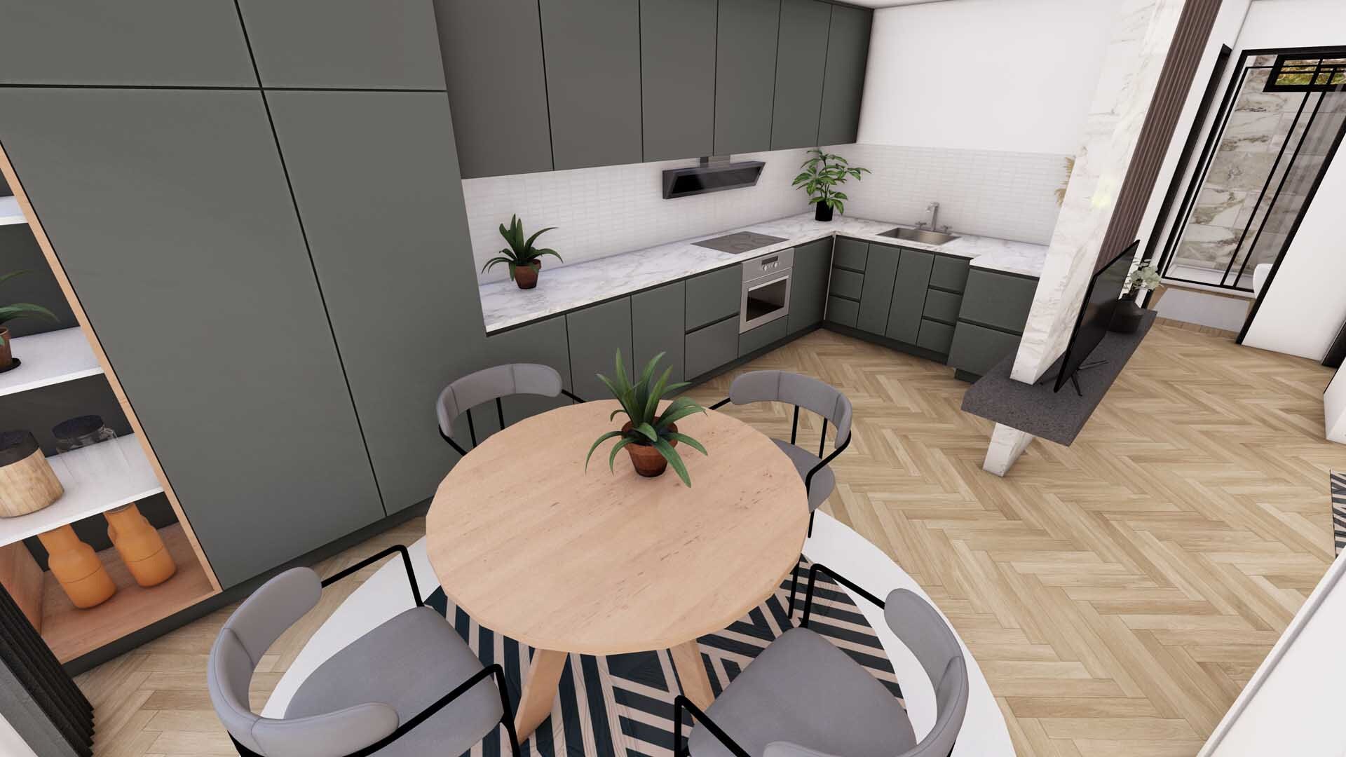 Tiny House Floorplan 7x9 Meters House Plan 2 Bedroom Small House Plan 1 ...