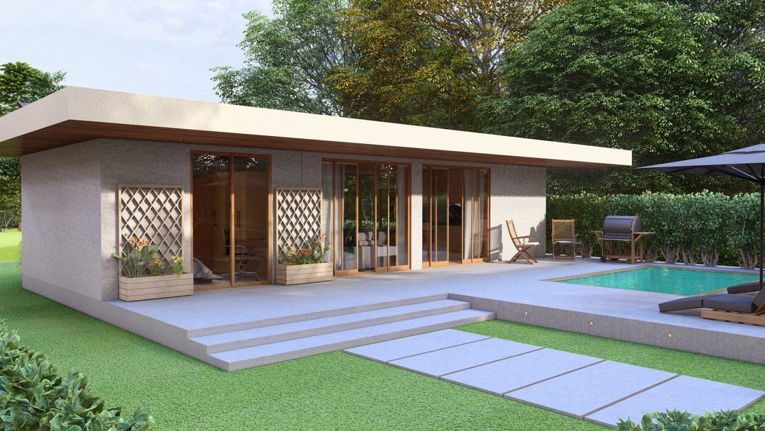 Small House Floorplan | 5x12 Meters House Plan | 1 Bedroom House Plan ...