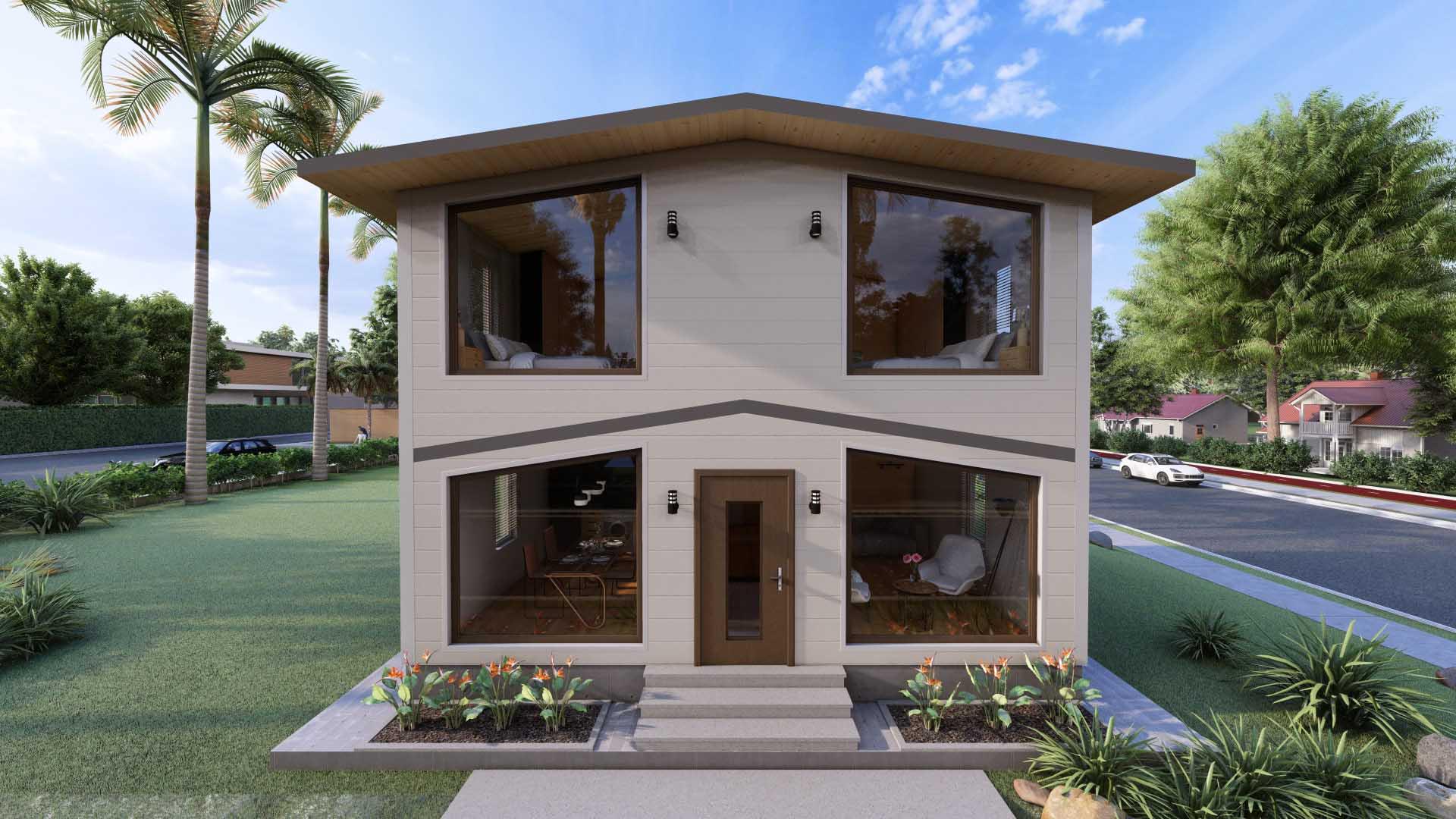 House Floorplan | 7x10 Meters House Plan | 5 Bedroom House Plan | 2 ...