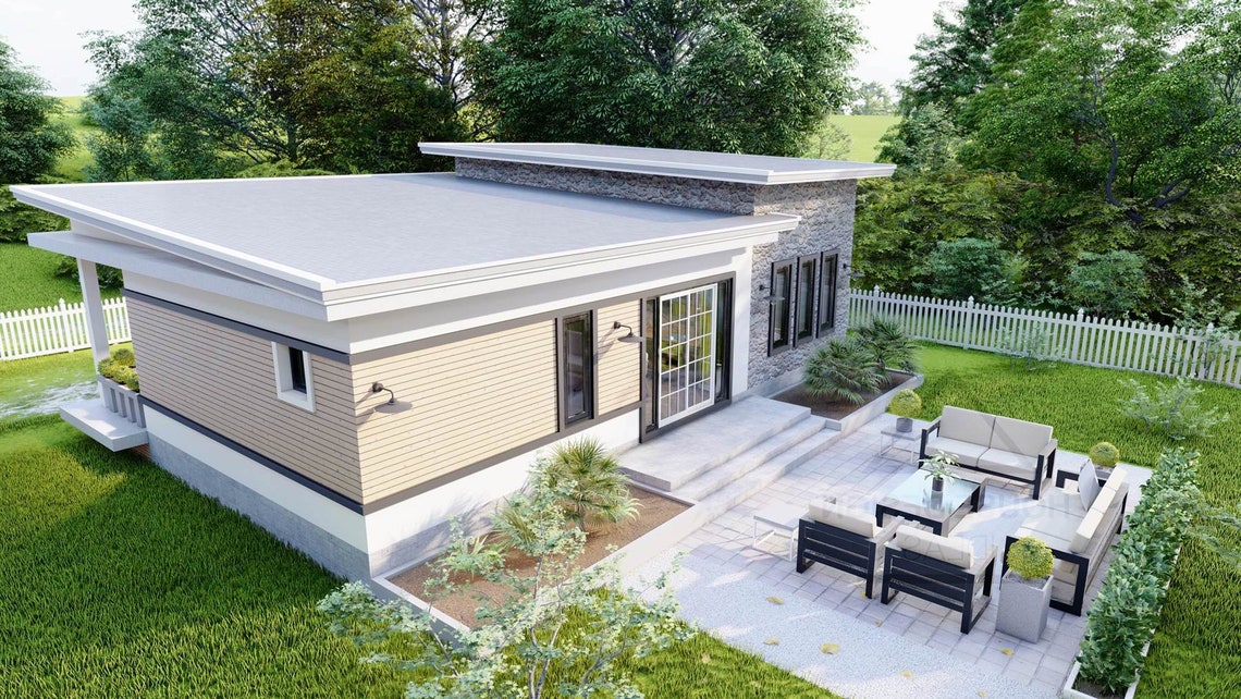 House Floorplan 8x12 Meters House Plan 3 Bedroom Small House Plan 1 ...