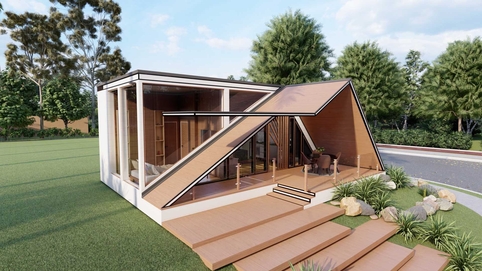 House Floorplan | 8x9 Meters House Plan | 1 Bedroom Small House Plan ...