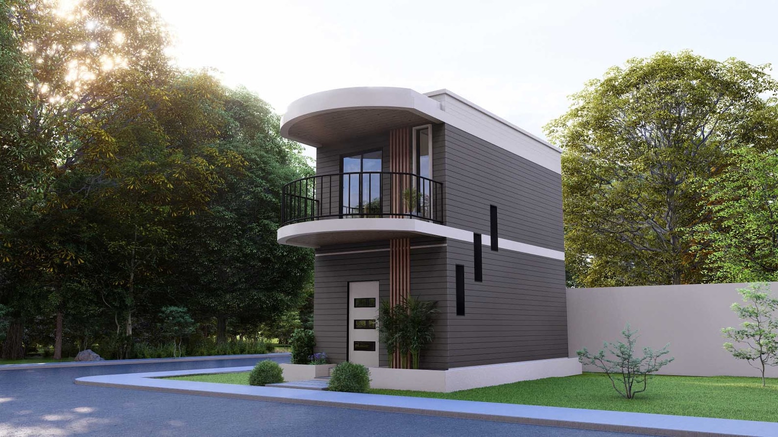 Tiny House Floorplan | 4x7 Meters House Plan | 2 Bedroom Small House ...