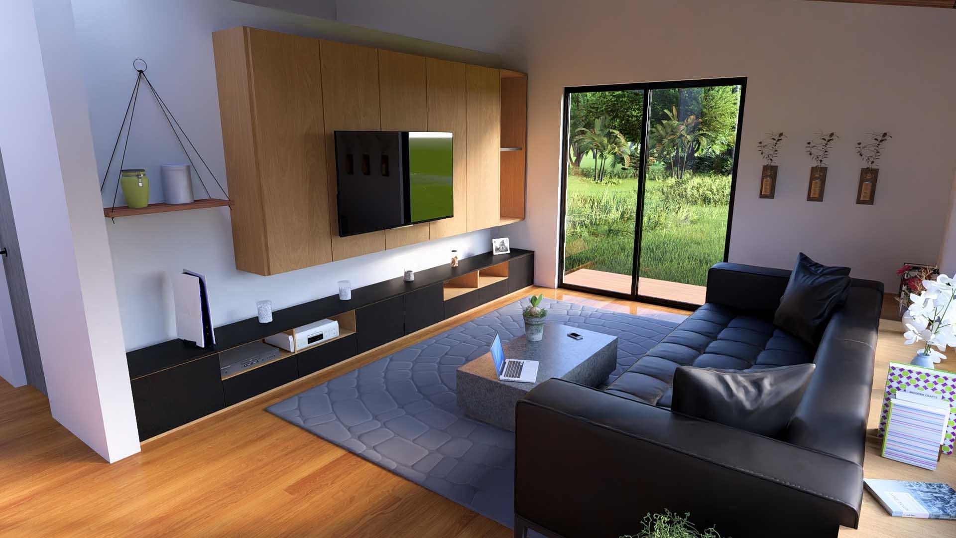 Tiny House Floorplan | 7x9 Meters House Plan | 2 Bedroom Small House ...