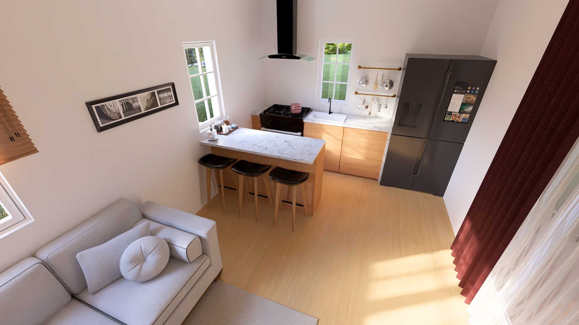 3x8 Meters Tiny House Floorplan 1 Bedroom Small House Plan 2 Story - Etsy